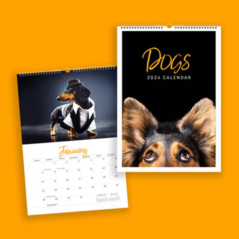 A3 Wiro Modern Calendar | Jamjar - Preserving your memories